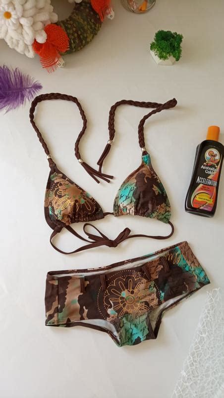 Роздільний купальник на дівчинку підлітка 🤎 — ціна 120 грн у каталозі Купальники Купити жіночі