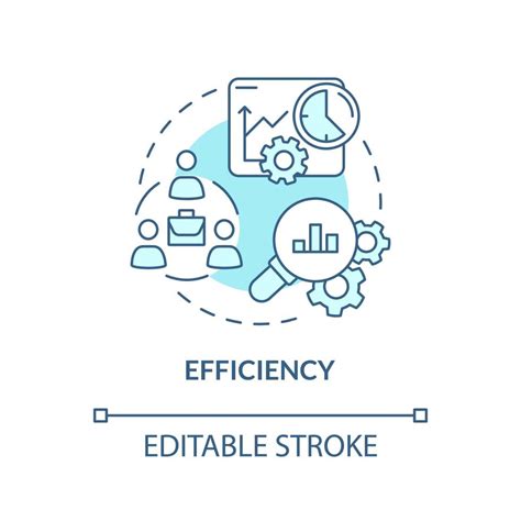 Efficiency Turquoise Concept Icon 7004166 Vector Art At Vecteezy