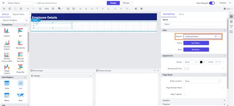 Creating Master Detail Report Using Subreports Bold Reports