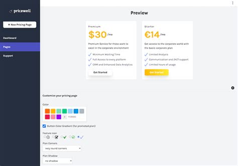 Stripe Pricing Tables Pricewell