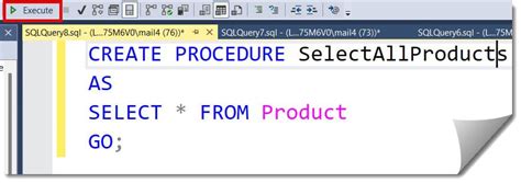 How To Save Stored Procedure In Sql Server