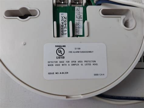 Simplex 4098 9789e Ssd Sensor Base Aeliya Marine Tech