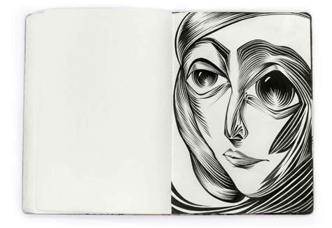 Faces And Figures Incredible Sketches By Paweł Ponichtera Daily Design