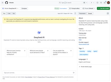 Deepseek R1 And Github Models A New Alternative To Hugging Face