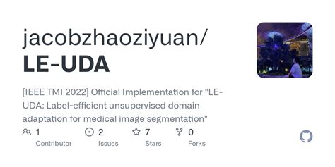 Github Jacobzhaoziyuanle Uda Ieee Tmi 2022 Official