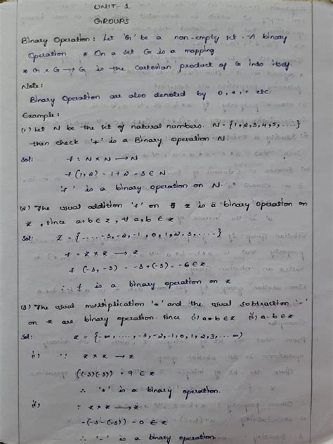 Maths Unit 1 Pdf