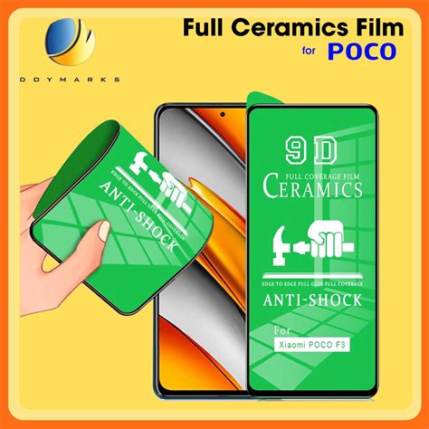 Poco F1 F2 F3 F4 Gt 5g 4g Premium 9d Full Ceramic Film Screen Protector