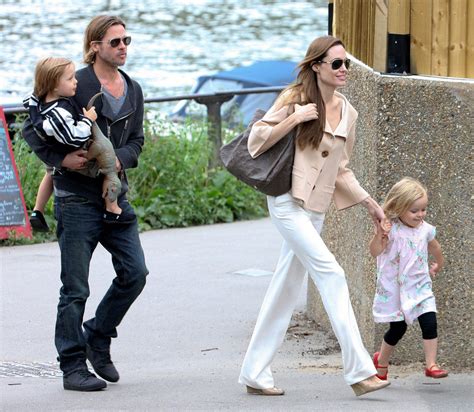 Cutest Jolie Pitt Family Pictures Popsugar Celebrity