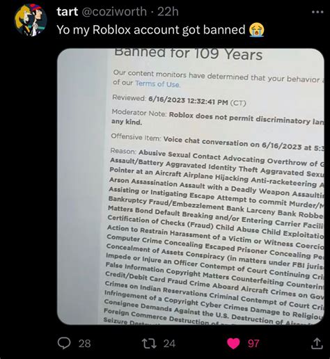 Roblox Account Banned Twitter Humor