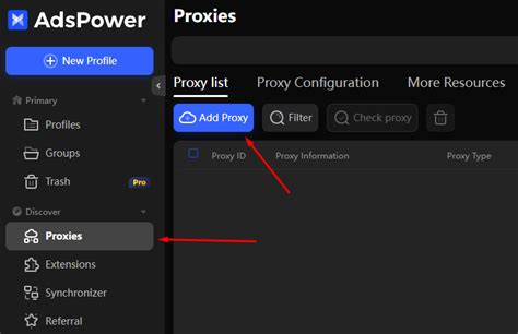 setting up a proxy in the adspower browser