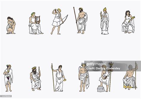 Illustration Of Greek Gods High Res Vector Graphic Getty Images