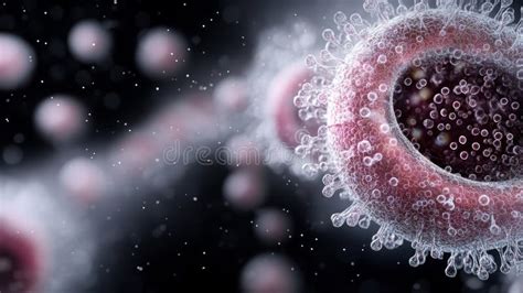 Detailed Microscopic View Of Cells Showcasing Intricate Structures And Vibrant Colors Ideal For