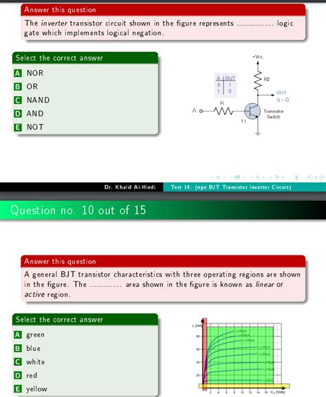 Solved Answer This Question The Inverter Transistor Circuit