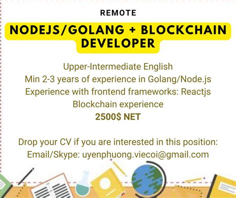 Ngọc Phương On Linkedin Remote Nodejsgolang Blockchain Developer