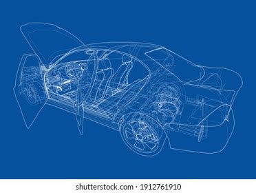 Car Wire Frame Images Stock Photos Vectors Shutterstock
