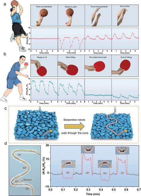 The Pu‐ta Mxene Janus Film‐based Flexible Sensor Is Attached To The Download Scientific Diagram
