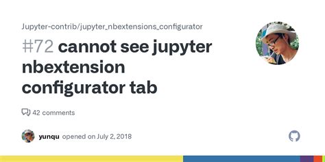 Cannot See Jupyter Nbextension Configurator Tab Issue Jupyter Contrib Jupyter