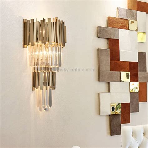 E14 창조적 인 Retro 거실 침실 복도 통로 Led 램프 수정 같은 벽 빛 크기 35x56cm