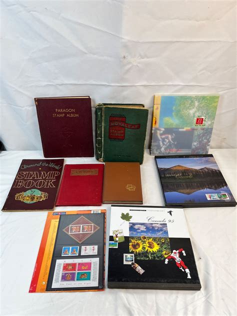 Assorted Stamps And Stamp Albums Sunrise Estate Services Ltd