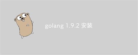 how to install golang 1 9 2 and set up the golang environment golang php cn