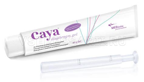 Спермицидный гель Caya для вагинальной диафрагмы купить по низкой цене ...