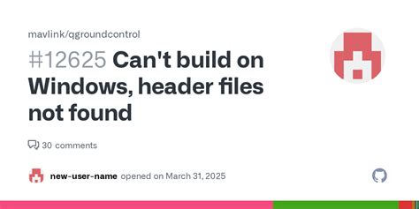 Cant Build On Windows Header Files Not Found · Issue 12625 · Mavlink
