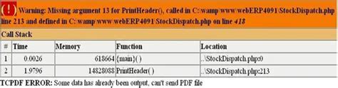 TCPDF ERROR Some Data Has Already Been Output Can T Send PDF File Techyv Com