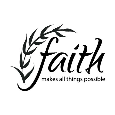 Christian Faith Typography For Print 28199505 Vector Art At Vecteezy