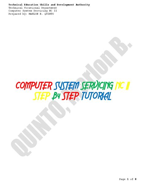 Coc 3 Setup Computer Servers Tutorial Pdf Remote Desktop Services