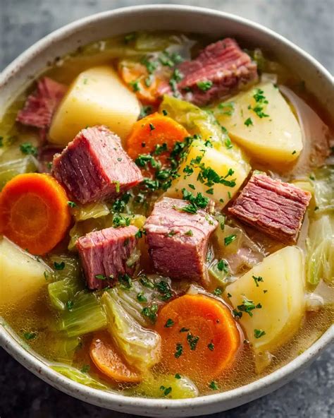 Slow Cooker Corned Beef And Cabbage Stew Comforting And Hearty Recipe