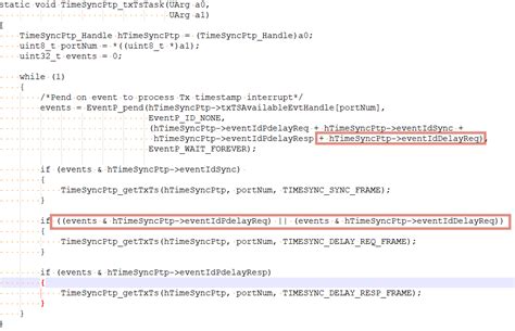 Tda4vm Conflicts Between Code And Comments While Debugging Ptp Stack