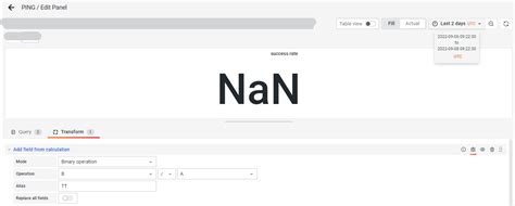 Transformations Randomly Dont Work Properly · Issue 54887 · Grafanagrafana · Github