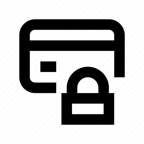 Atm Card Atm Card Security Atm Pin Card Security Locked Card Icon