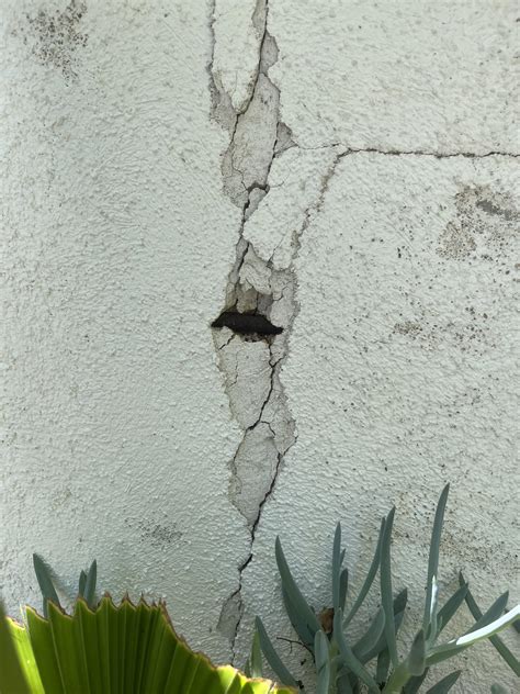 Strengthening And Repairing Cinder Block Rebar Cement And Stucco Wall