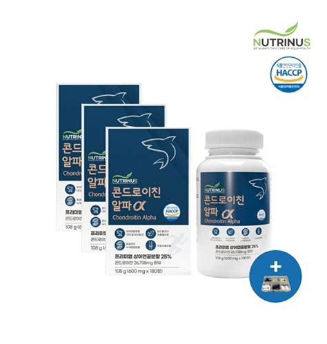 칠갑상어 콘드로이친1200 상어연골 콘도로이친1200 어골칼슘 관절엔 콘드레이친 콘드라이친 180정 3통 티몬