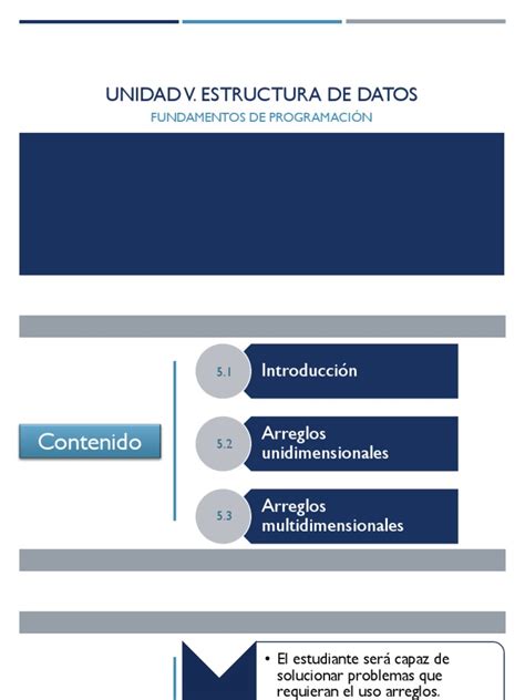 arreglos unidimensionales pdf estructura de datos de matriz tipo