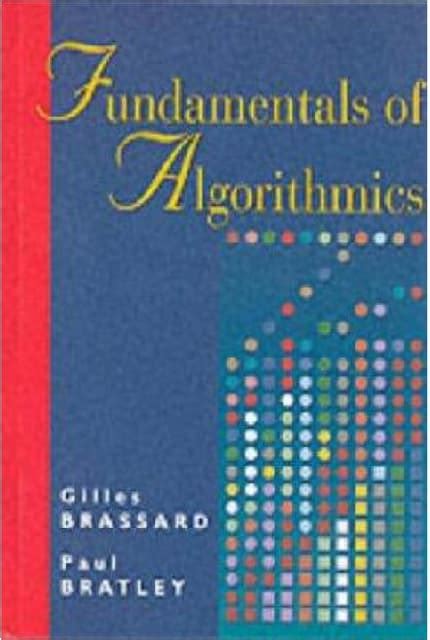 Fundamentals Of Algorithmics Brassard Ingles Pdf