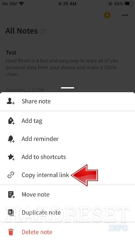 How To Create Internal Note Links On Evernote HardReset Info