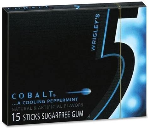 5 Gum Flavors Black