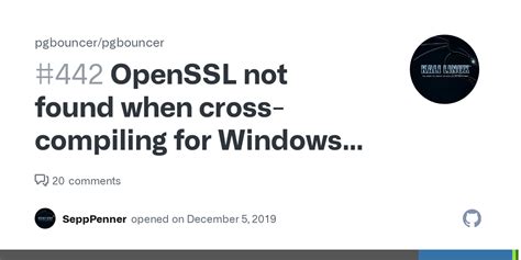 Openssl Not Found When Cross Compiling For Windows On Ubuntu · Issue 442 · Pgbouncerpgbouncer