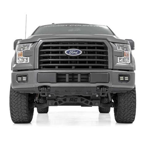 Fog Led Light Kit Flood Beam Rough Country Black Series Ford F150