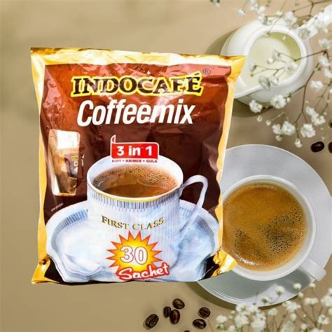 Indocafe Instant Coffee Coffeemix 3 In 1 20 Grams X 30 Sachets H2o Mart