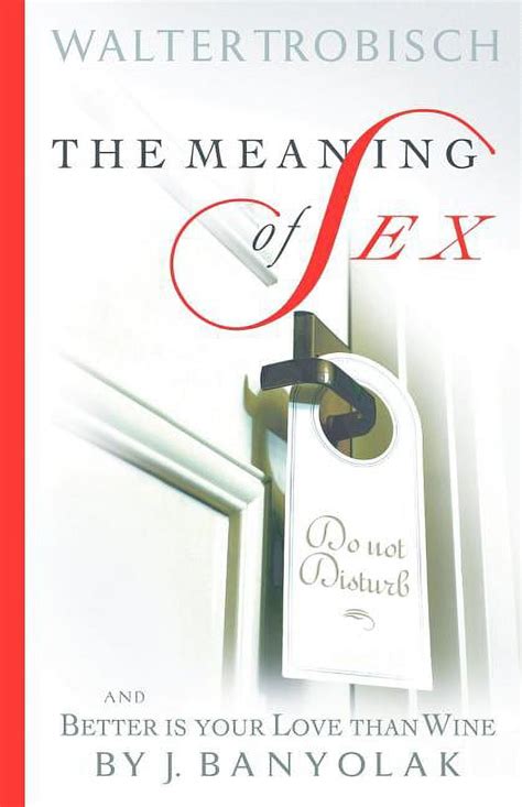 The Meaning Of Sex Paperback The Meaning Of Sex Paperback