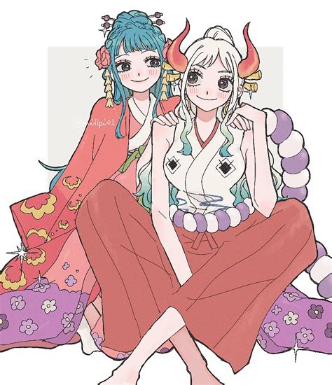 Yamato And Kouzuki Hiyori One Piece Drawn By Millpi Danbooru
