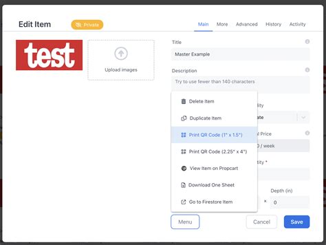 QR Code Labels Propcart Help Center