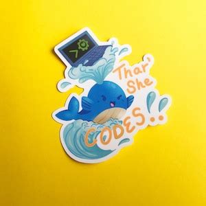 Docker Stickers Cute Computer Science Programming Laptop Stickers Developer Gifts Programmer