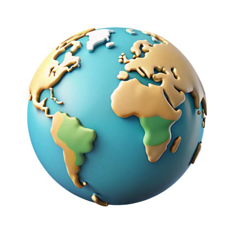 Alluring Inspired World Map With Highlighted Continents Minimal Clean Lines Flat Color With