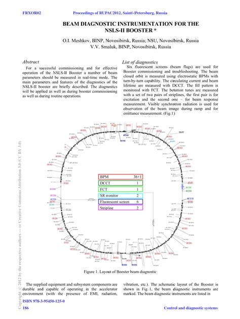Pdf Beam Diagnostic Instrumentation For The Nsls Ii Booster
