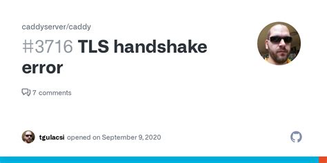 tls handshake error · issue 3716 · caddyserver caddy · github