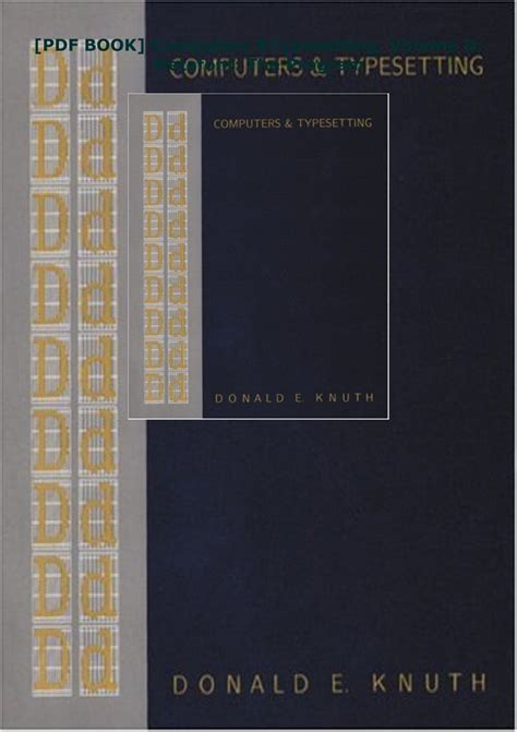 [pdf book]⭐⭐ computers and typesetting volume d metafont the program